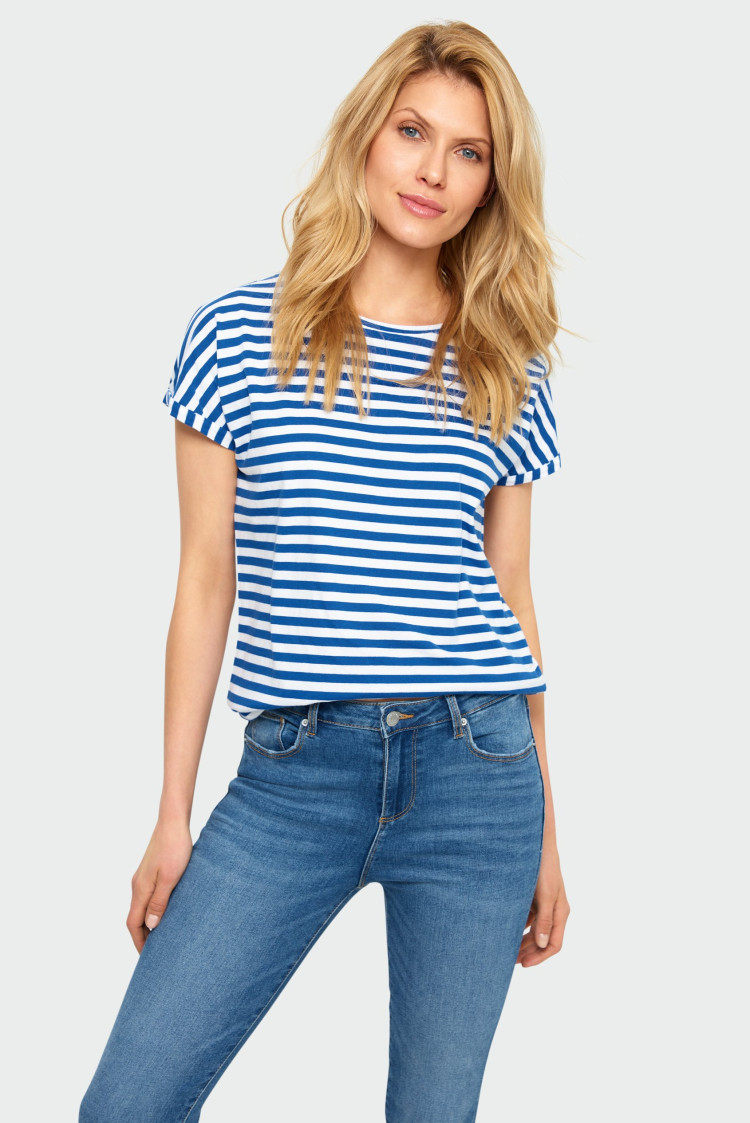 Bawełniany top w paski